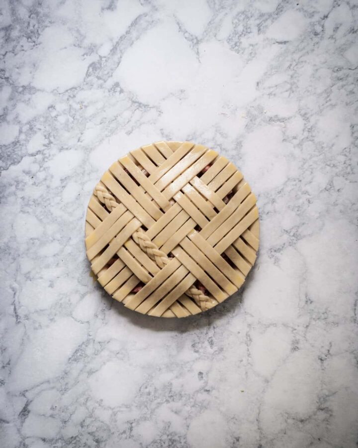 How to Make Lattice Pie Crust - The Floured Table