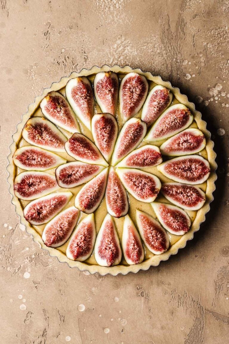 Tarte aux Figues (French Fig Tart) - The Floured Table