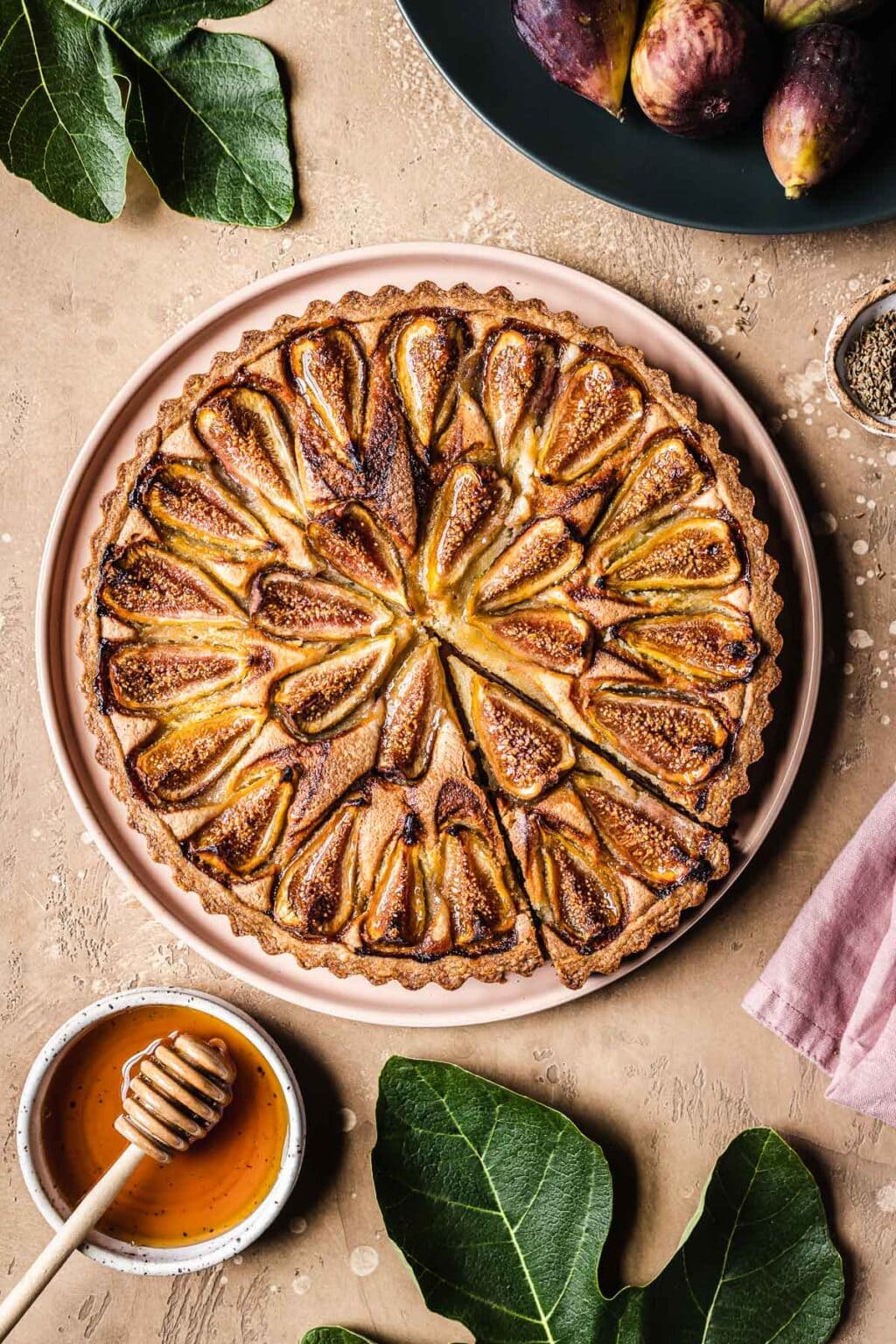 Tarte aux Figues (French Fig Tart) - The Floured Table