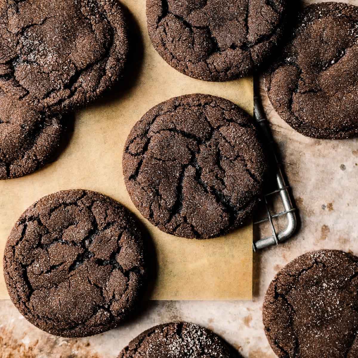Chocolate Gingerbread Cookies