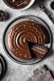 Chocolate Ganache Cake - The Floured Table