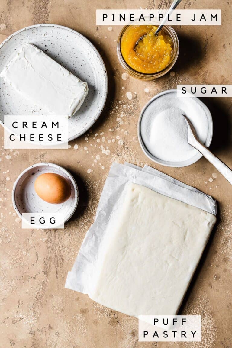 Quesitos (Puerto Rican Cream Cheese Pastries) - The Floured Table