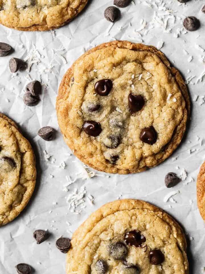 Chocolate Chip Cookies Without Brown Sugar - The Floured Table