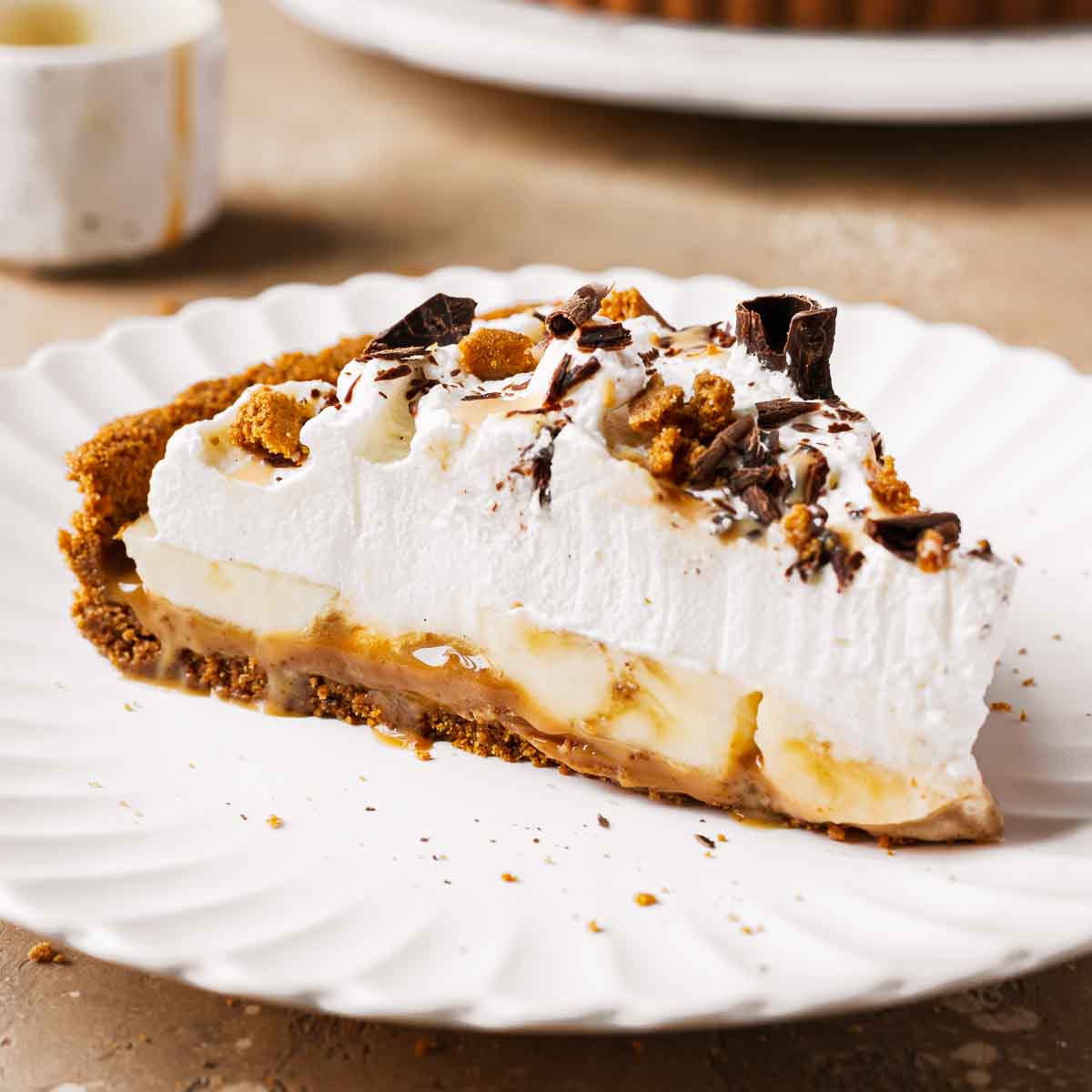 Banoffee Tart (Caramel Banana Tart) - The Floured Table